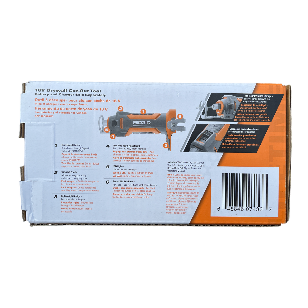 RIDGID 18-Volt Drywall Cut-Out Rotary Tool (Tool Only) – Ryobi Deal Finders