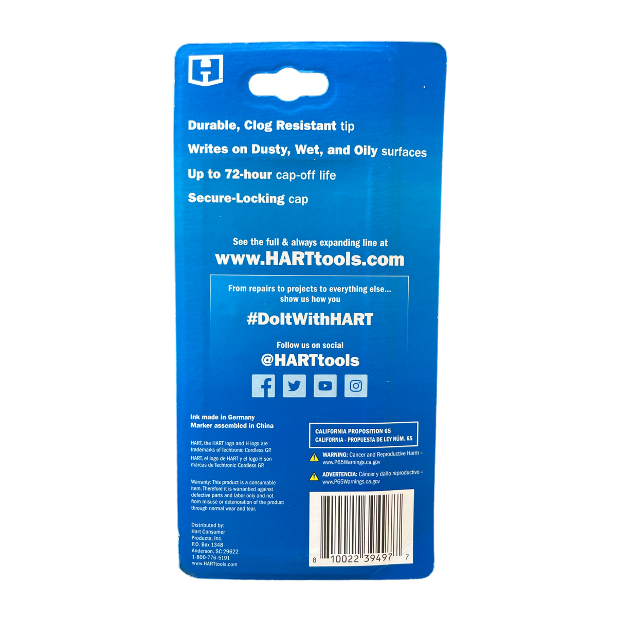 CLEARANCE HART Permanent Workshop Markers (4-Pack) – Ryobi Deal Finders
