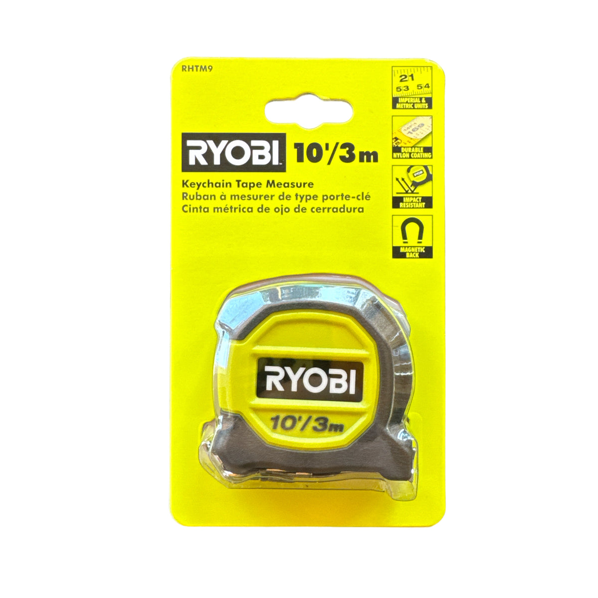 RYOBI 10 ft./3m Keychain Tape Measure – Ryobi Deal Finders