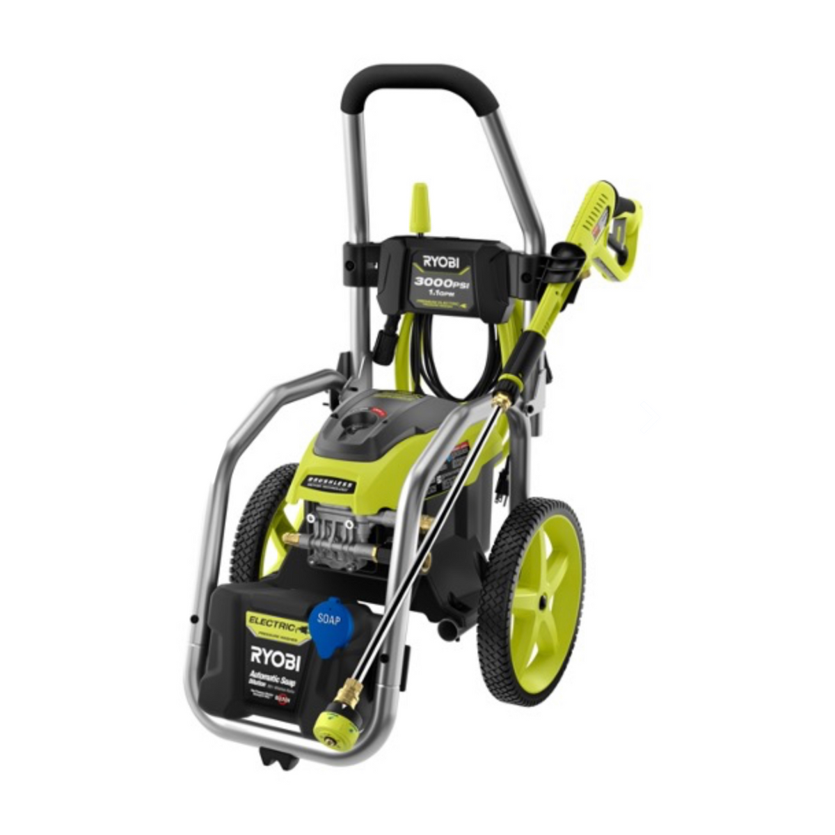 RYOBI 3000 PSI 1.1 GPM Cold Water Electric Pressure Washer – Ryobi Deal ...