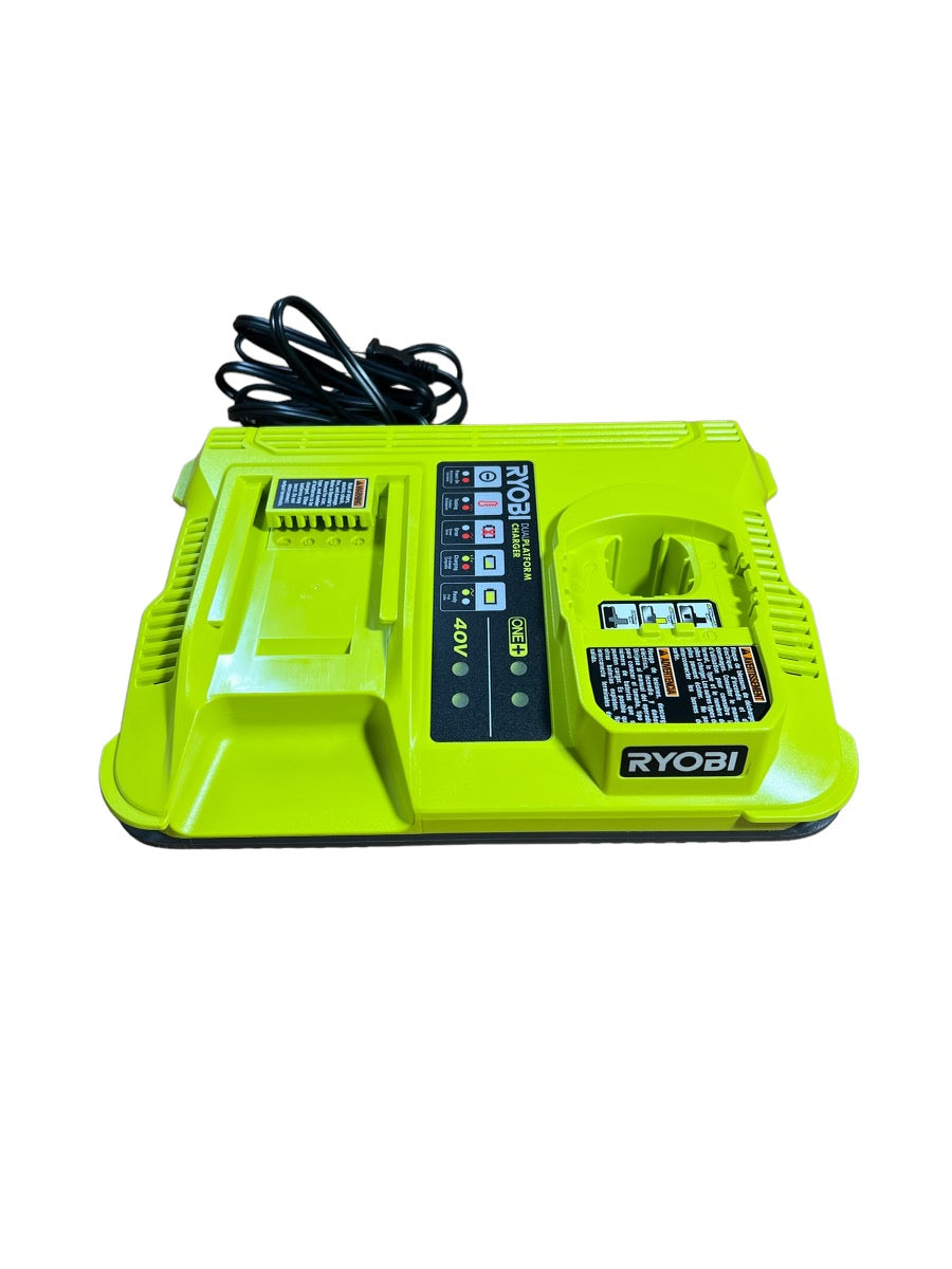 RYOBI ONE+ Lithium-Ion Dual Platform Charger for RYOBI 18-Volt ONE+ an ...