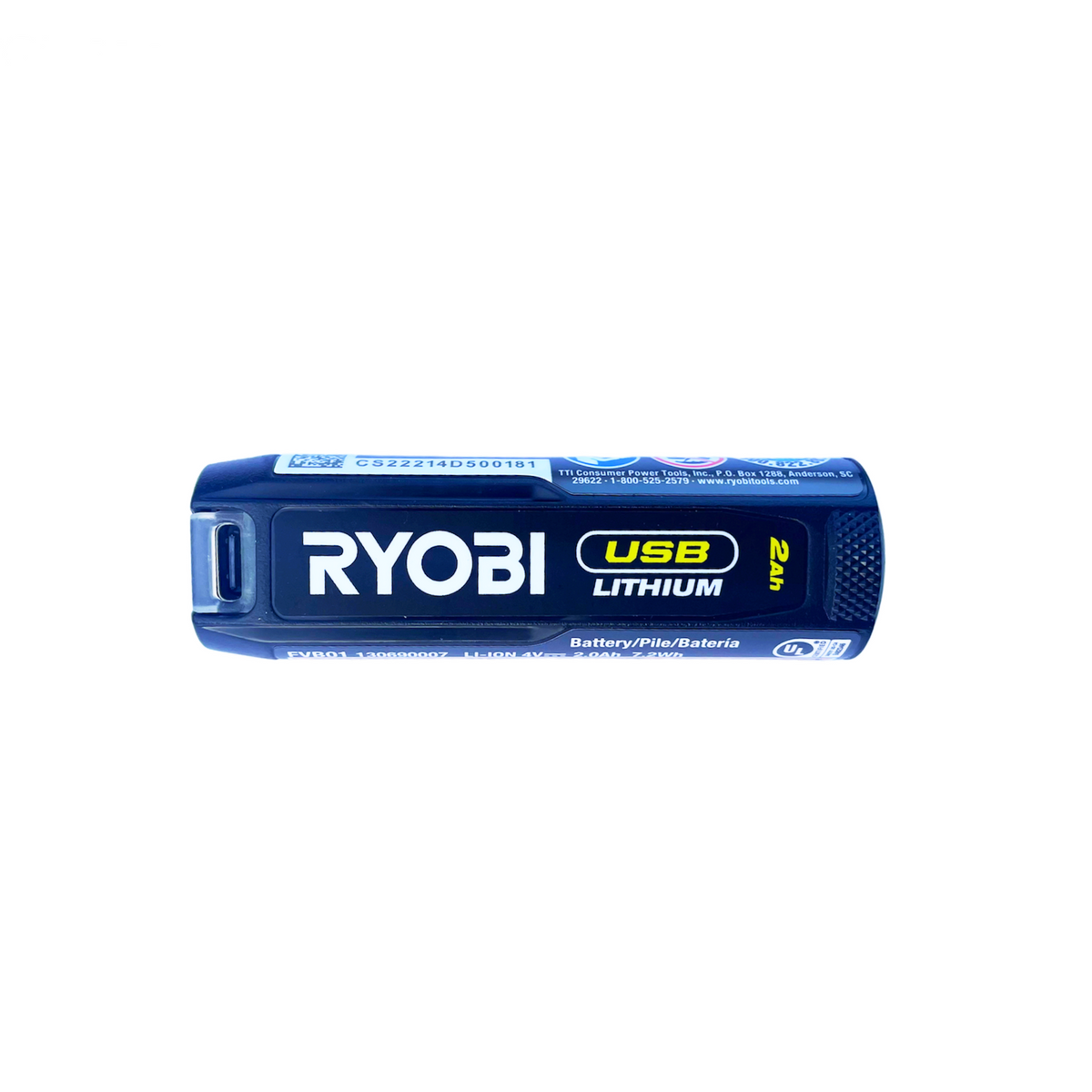 CLEARANCE USB Lithium 2.0 Ah Lithium-ion Rechargeable Battery – Ryobi ...