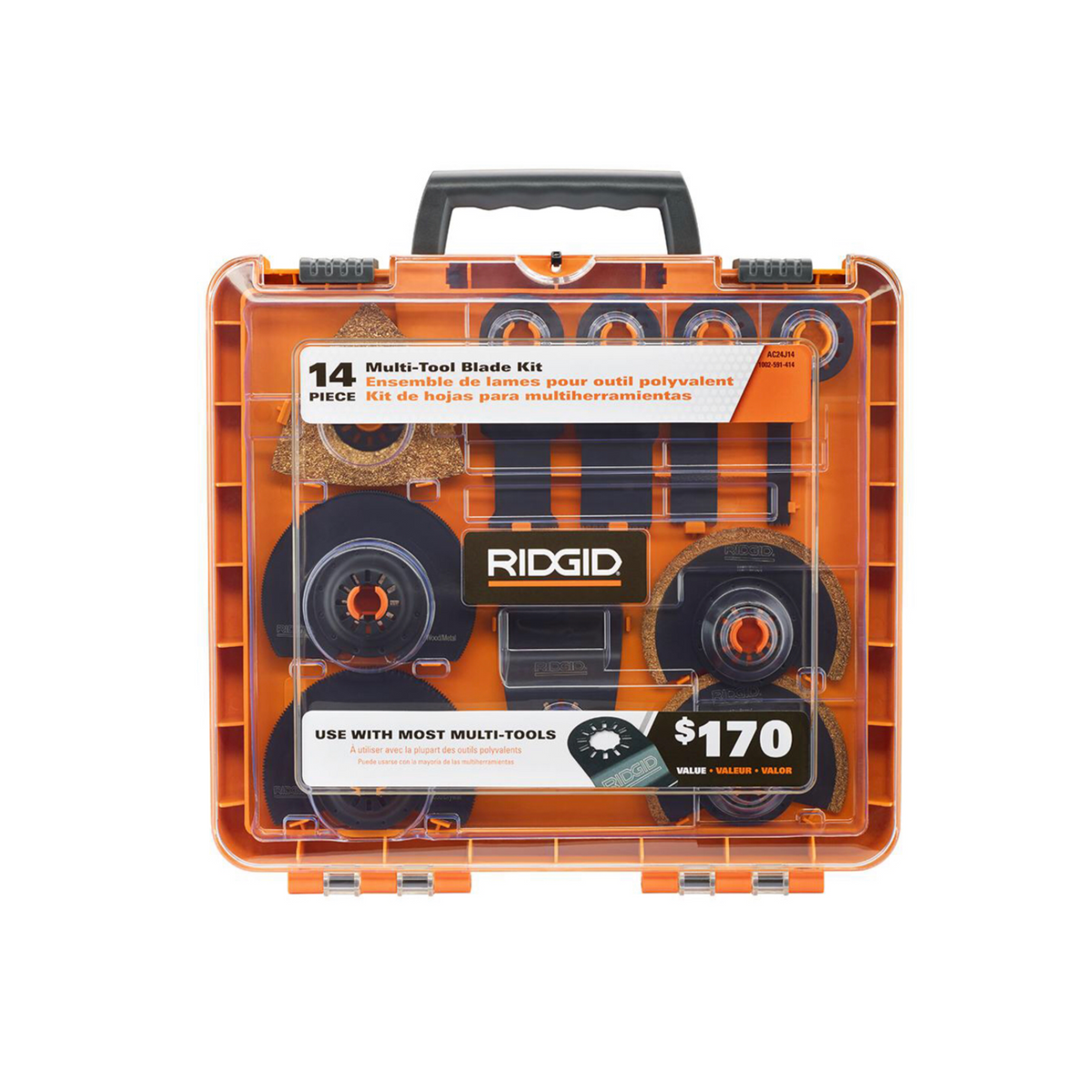 JobMax Oscillating Multi-Tool Blade Accessory Kit (14-Piece) – Ryobi ...