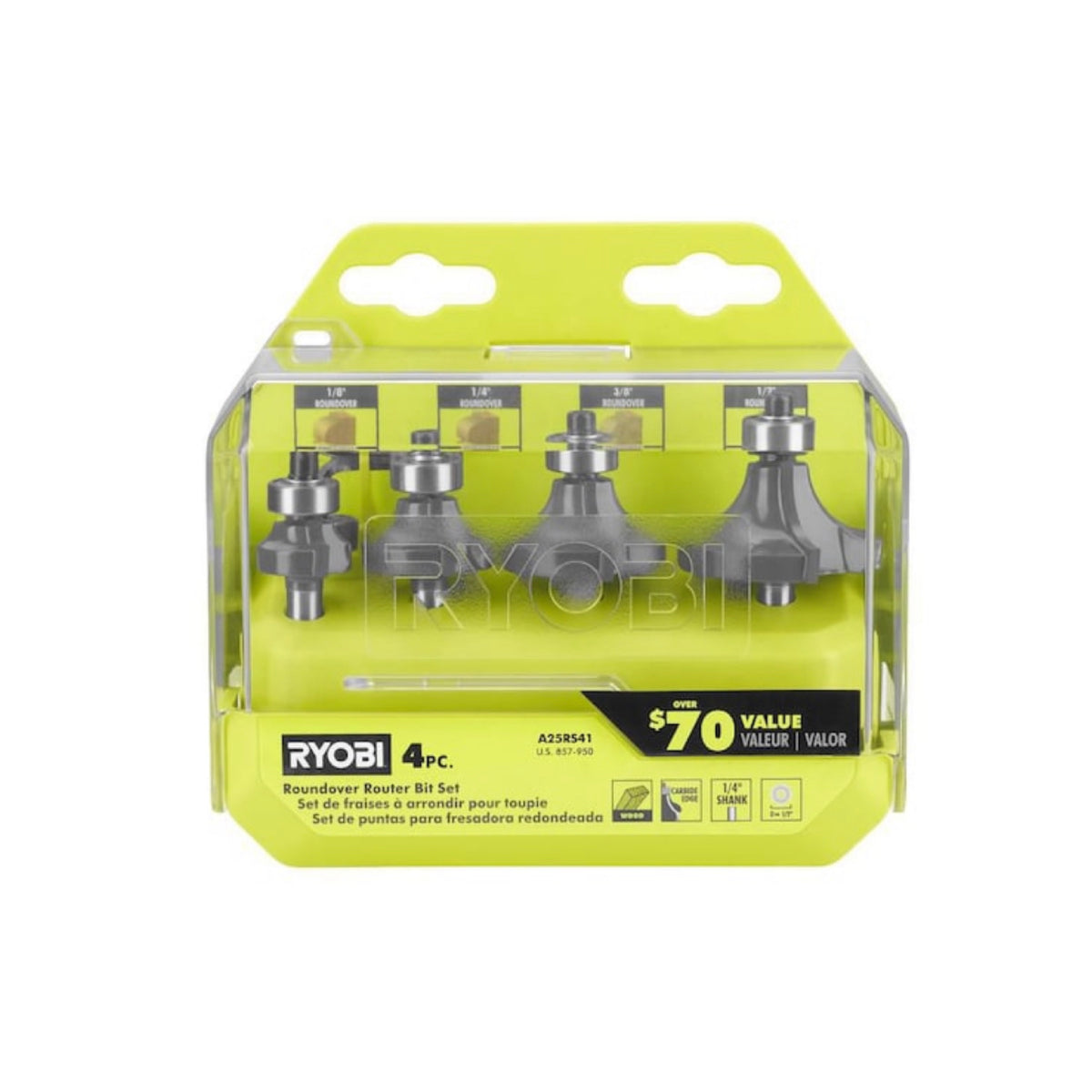 Roundover Router Bit Set (4-Piece) – Ryobi Deal Finders